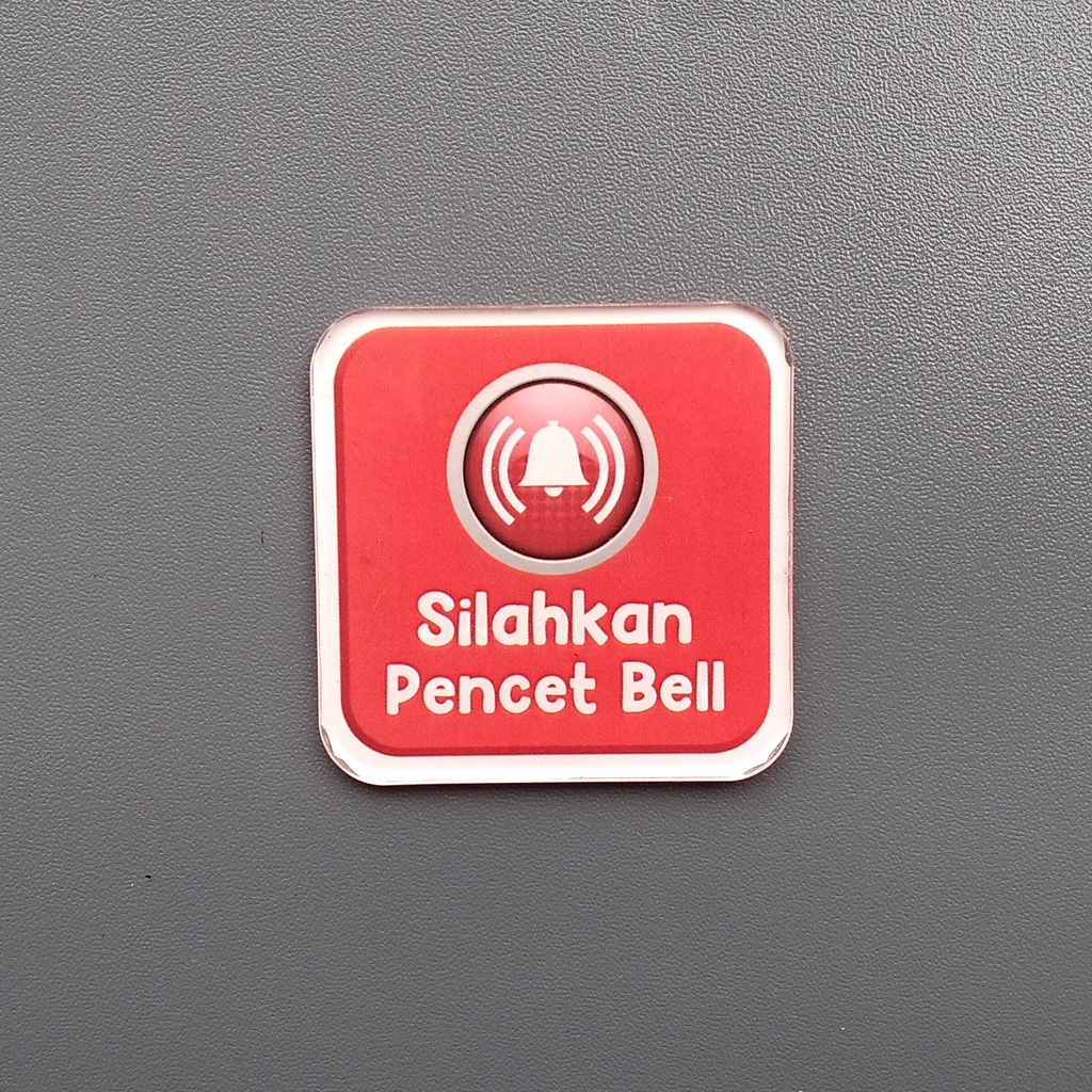 Jual Akrilik Pencet Bell - Akrilik Silahkan Pencet Bell - Akrilik ...