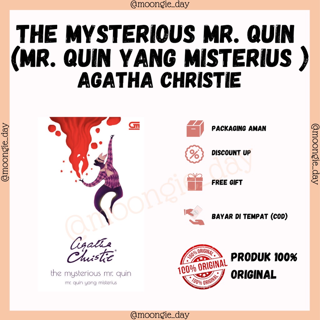 Jual NOVEL THE MYSTERIOUS MR.QUIN (MR.QUIN YANG MISTERIUS) BY AGATHA CHRISTIE (BARU/ORI ...