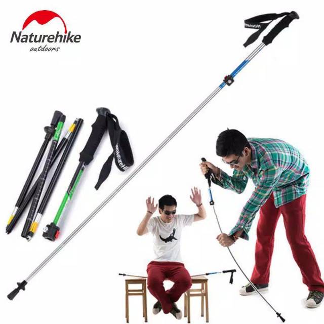 Jual Naturehike Trekking pole lipat - Tongkat hiking - tracking pole ...