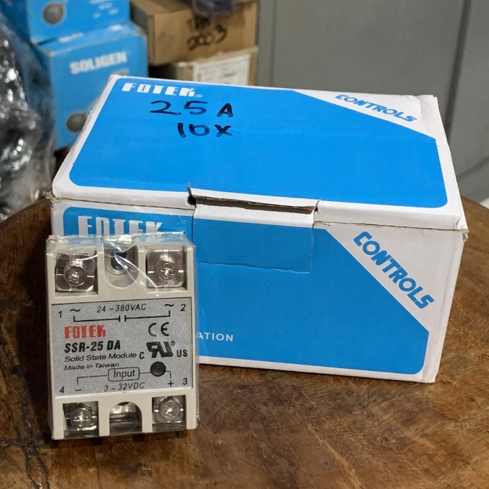 Jual SSR 25DA Fotek Solid State Relay 25 DA Ampere 25A | Shopee Indonesia