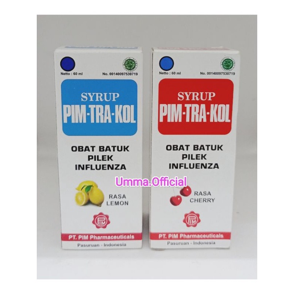 Jual pimtrakol untuk batuk dan flu 60ml | Shopee Indonesia
