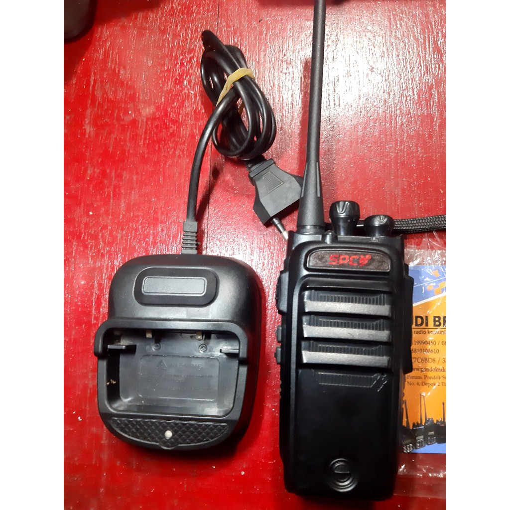 Jual HT SPC SH10 UHF BISA BANTU ISI FREKUENSI TANPA CHARGER | Shopee ...