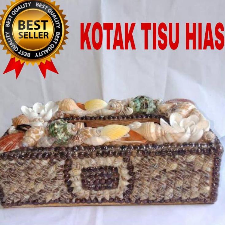 Jual Penjualan Mutu Kotak Tisu/ Tempat Tissue hias dari kerang | Shopee ...