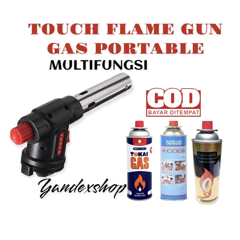 Jual Terlaris !!! HEAD TORCH GUN KEPALA GAS TORCH FLAME GUN ALAT BBQ ...