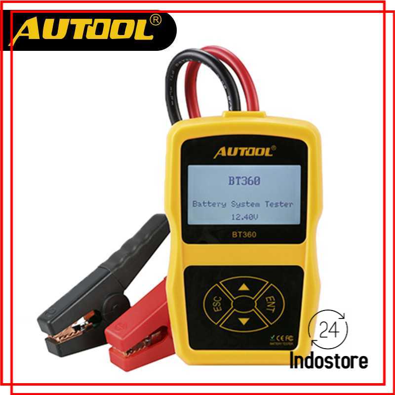 Jual AUTOOL Tester Baterai Aki Mobil Motor 12V 2000CCA - BT360 | Shopee ...