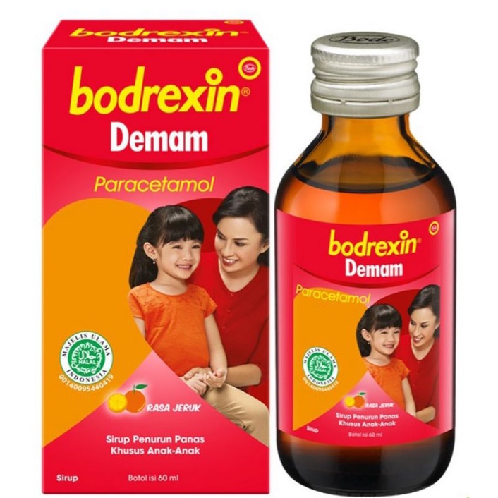 Jual Bodrexin Demam Sirup 60 ml Penurun Panas Anak Meredakan Nyeri ...