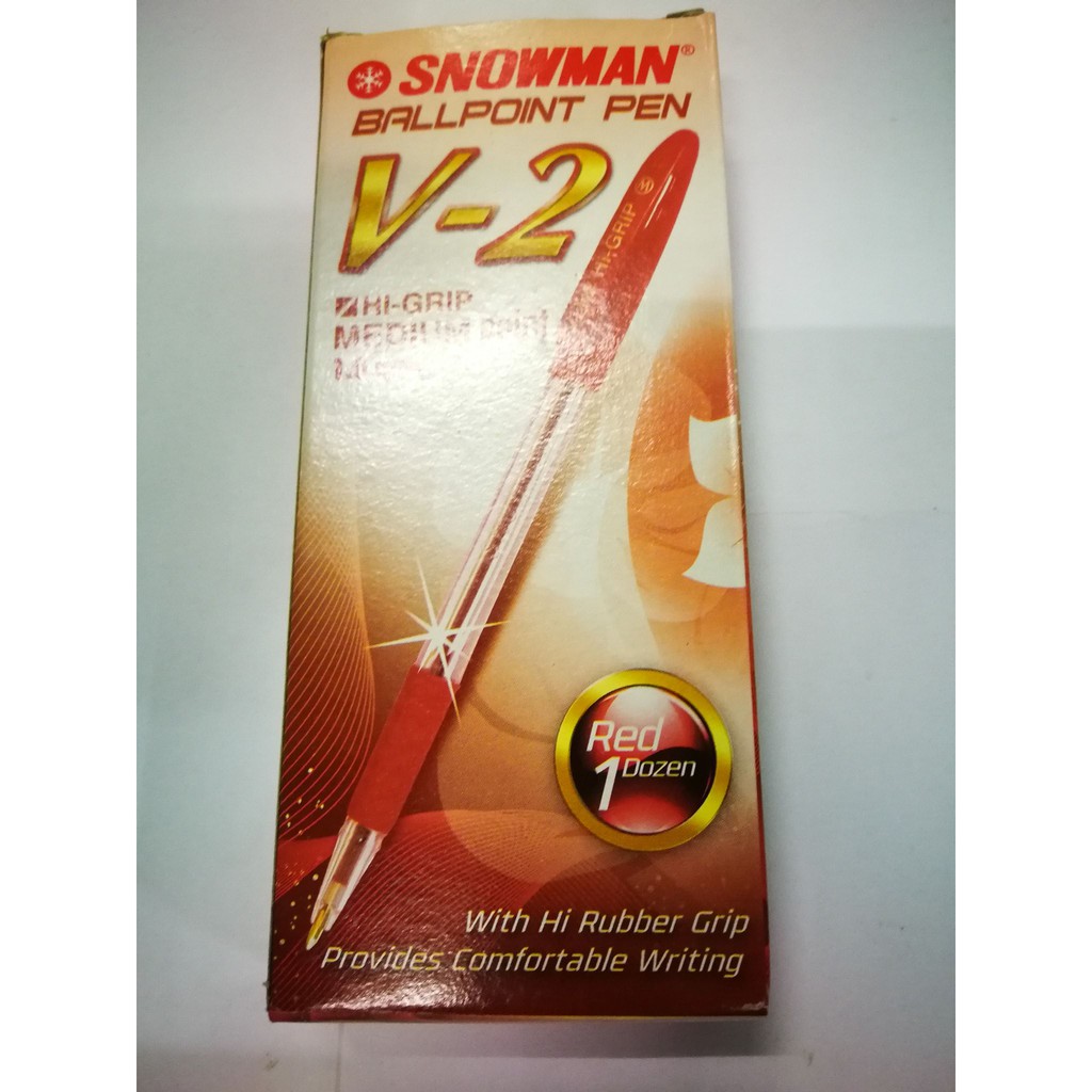 Jual hjk (12pcs) PEN / PULPEN / BALLPOINT SNOWMAN V2 | Shopee Indonesia