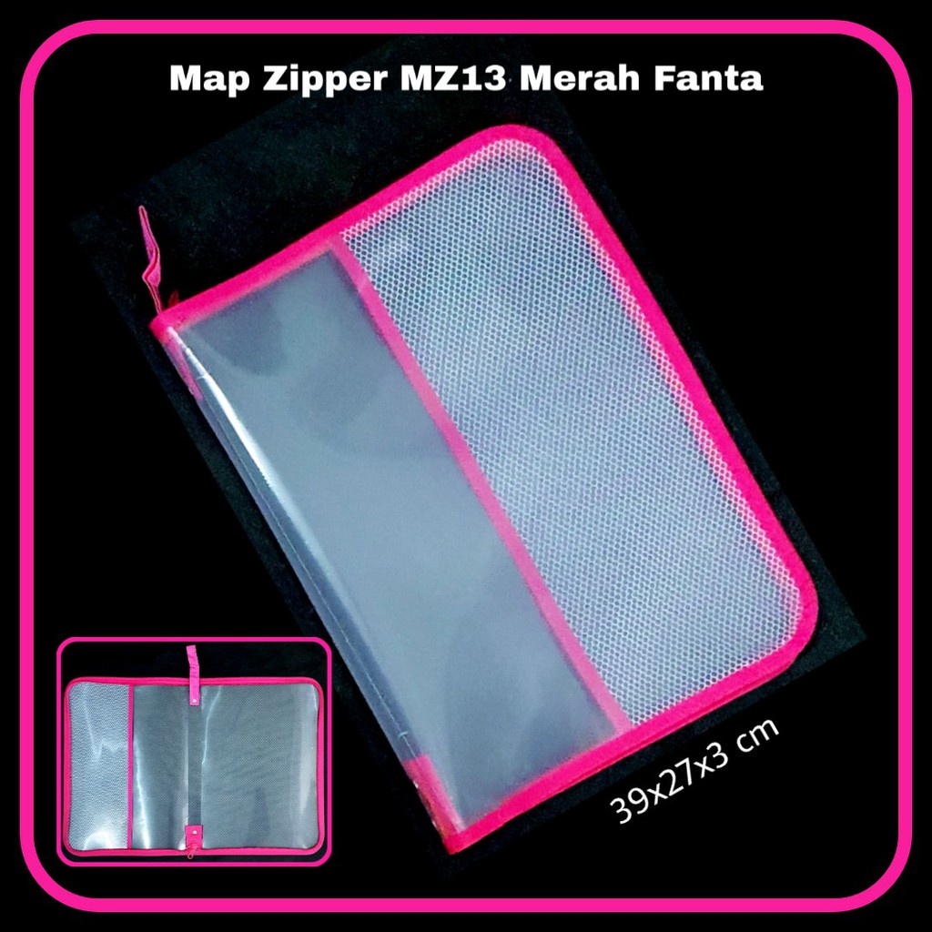 Jual MJ Map Zipper MICROTOP MZ13 Folio / Map Resleting / Map File / Map ...