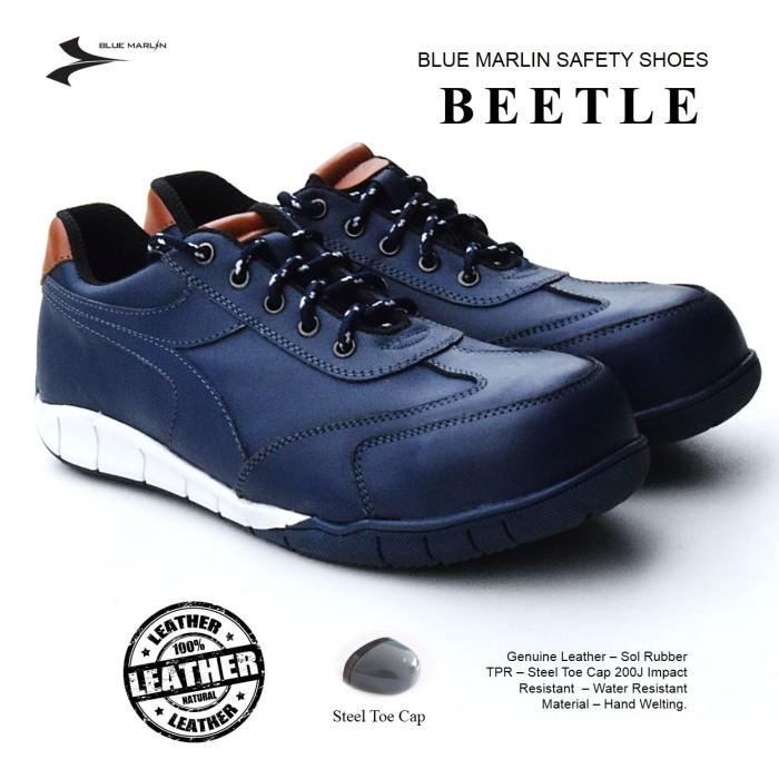 Jual SEPATU KERJA SAFETY SHOES BLUMAR BEETLES BLUE (Ada besi diujung ...