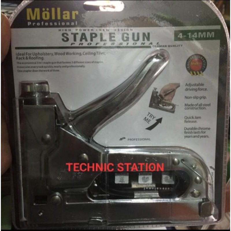 Jual Staples gun tracker mollar 3in1/stapler jok tembak hektar 3 way ...