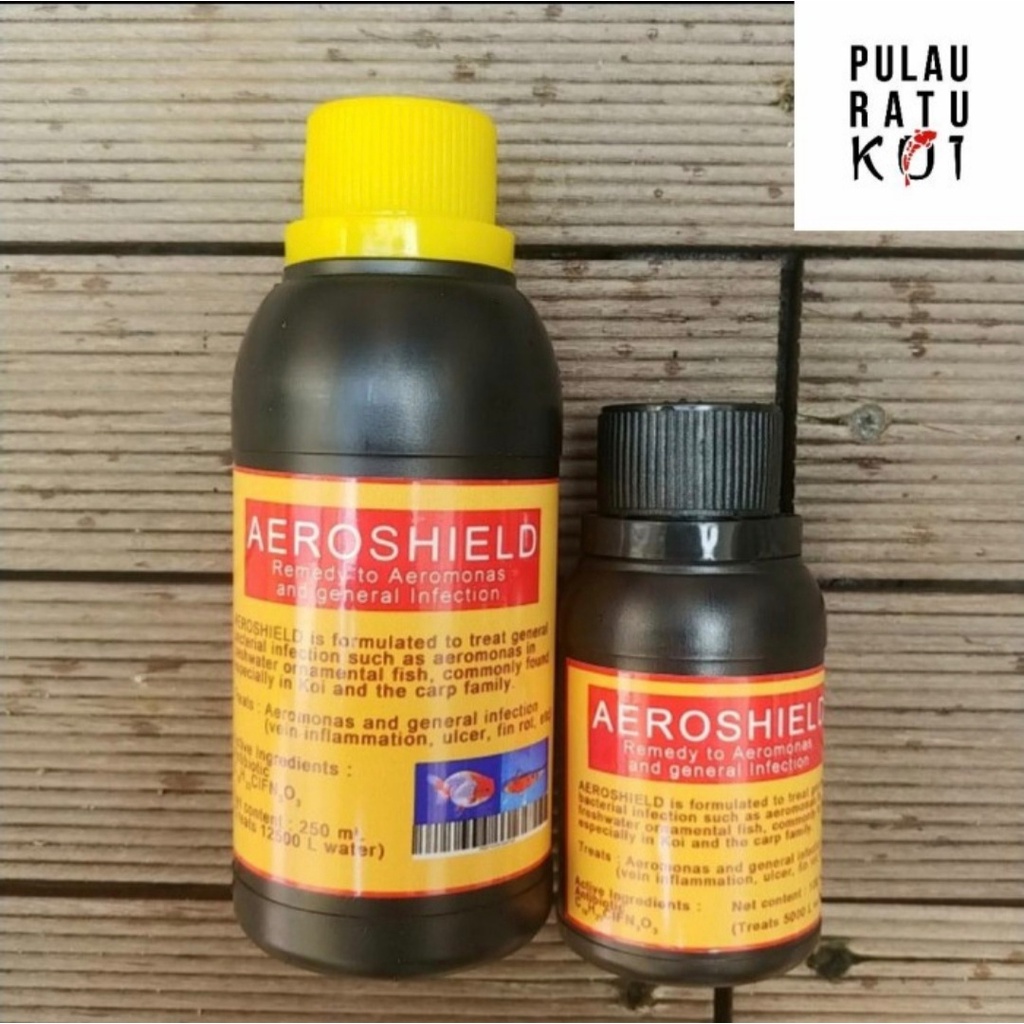 Jual aeroshield obat antibiotik ikan koi infeksi bakteri aeromonas ...