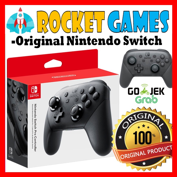 Jual NINTENDO SWITCH PRO CONTROLLER ORIGINAL | Shopee Indonesia