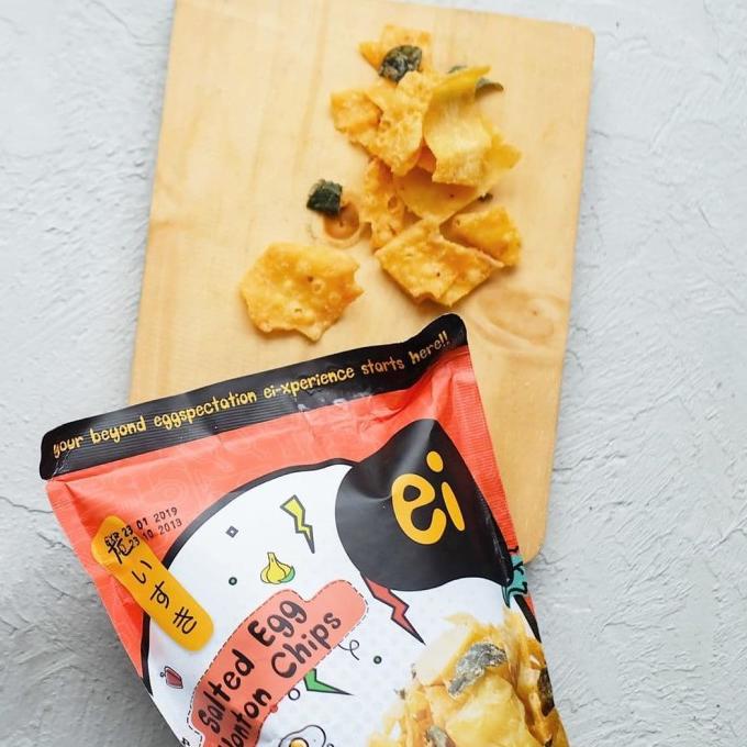 Jual Wonton Ei Salted Egg Keripik Kulit Pangsit Telur Asin | Shopee ...