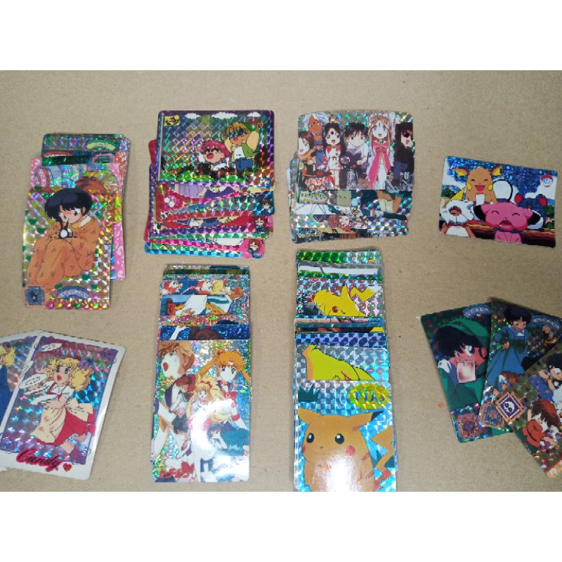 Jual Koleksi Kartu Stiker Hologram Tahun 90 an Limited -Koleksi Lama ...