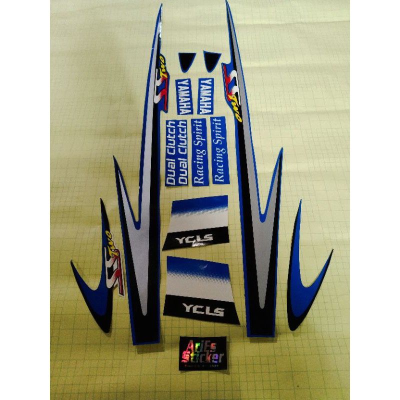 Jual list striping Yamaha fiz r F1Zr sstwo ss two tahan pernis | Shopee ...