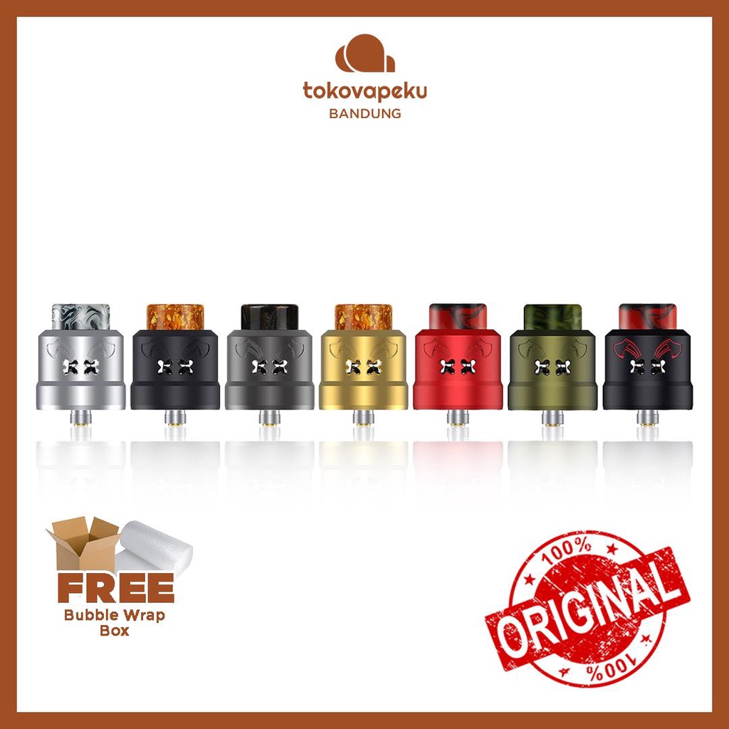 Jual DEAD RABBIT MAX 28MM RDA DEAD RABBIT ORIGINAL by HELLVAPE | Shopee ...