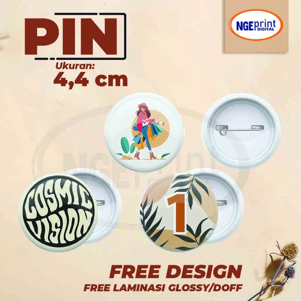 Jual Pin Peniti Custom / Pin Peniti 25 / Pin Peniti 32 / Pin Peniti 44 ...
