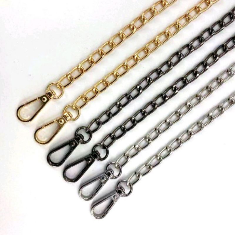 Jual Tali Tas Rantai Besi Tepas Ada Pengaitnya/Tali Rantai Besi Strap Panjang 110 Cm/Rantai ...