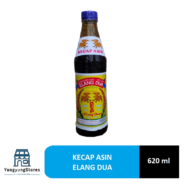 Jual Kecap Asin Kalimantan Singkawang Cap Elang Dua 620 ml | Shopee ...