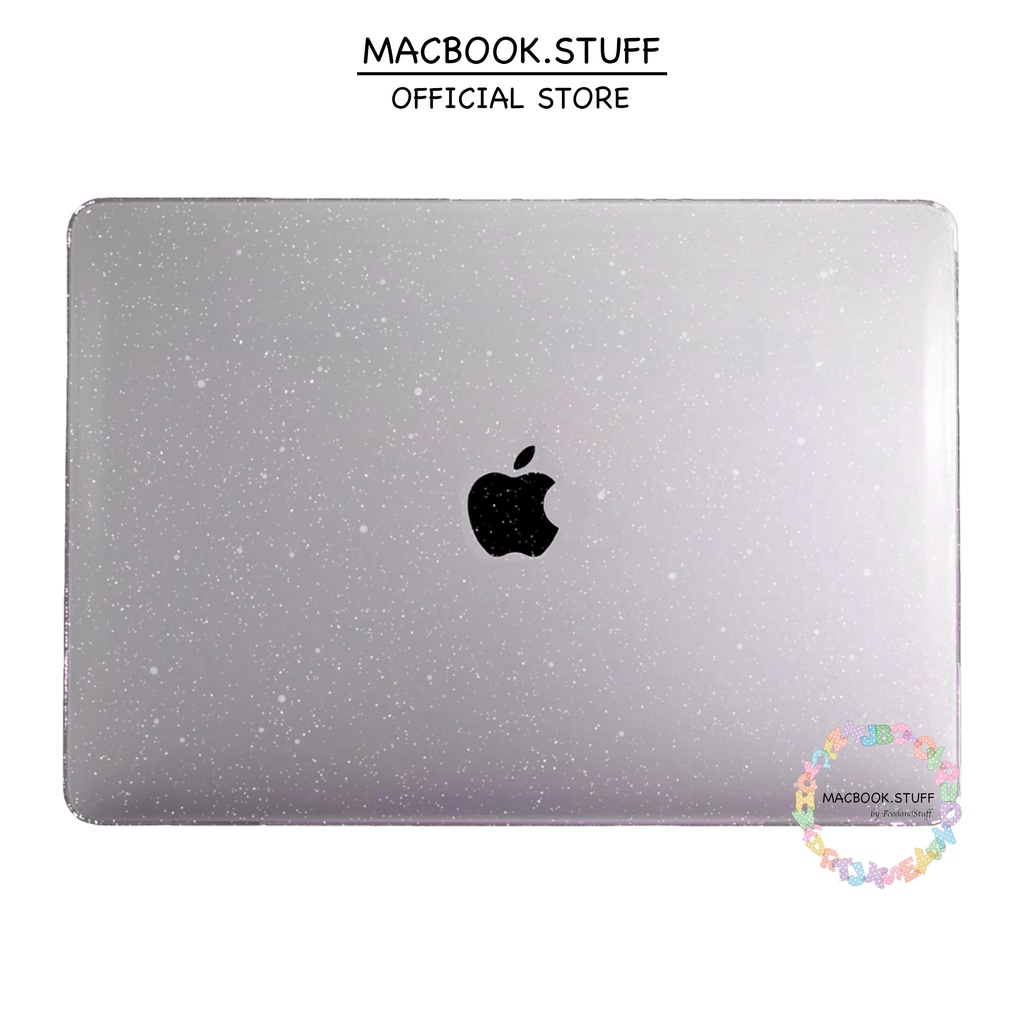 Jual MACBOOK Case GLITTER TRANSPARAN Bening NEW AIR PRO RETINA 11 12 13 ...