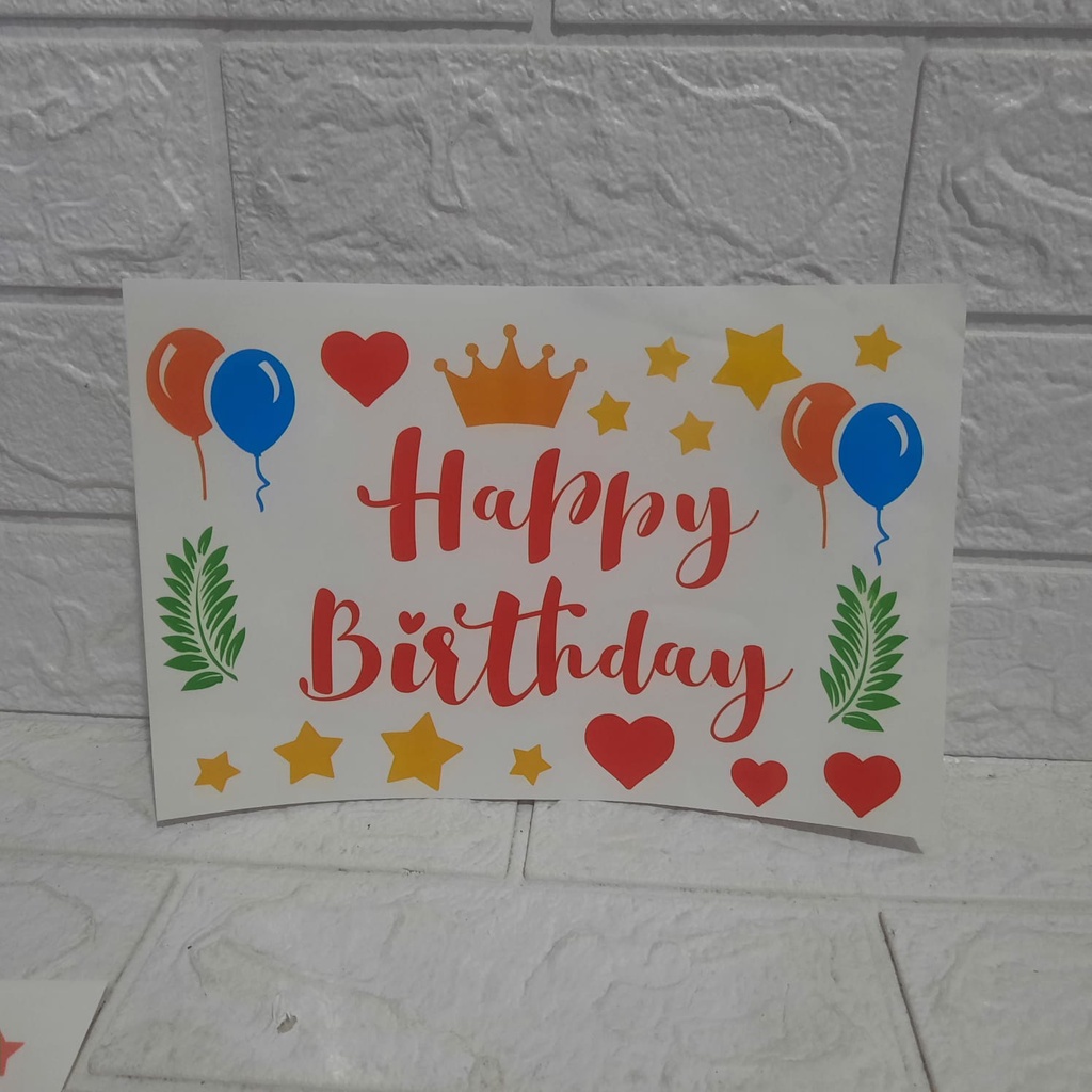Jual Custom Stiker Balon PVC Bobo Bening Transparan Bisa Cetak Nama ...