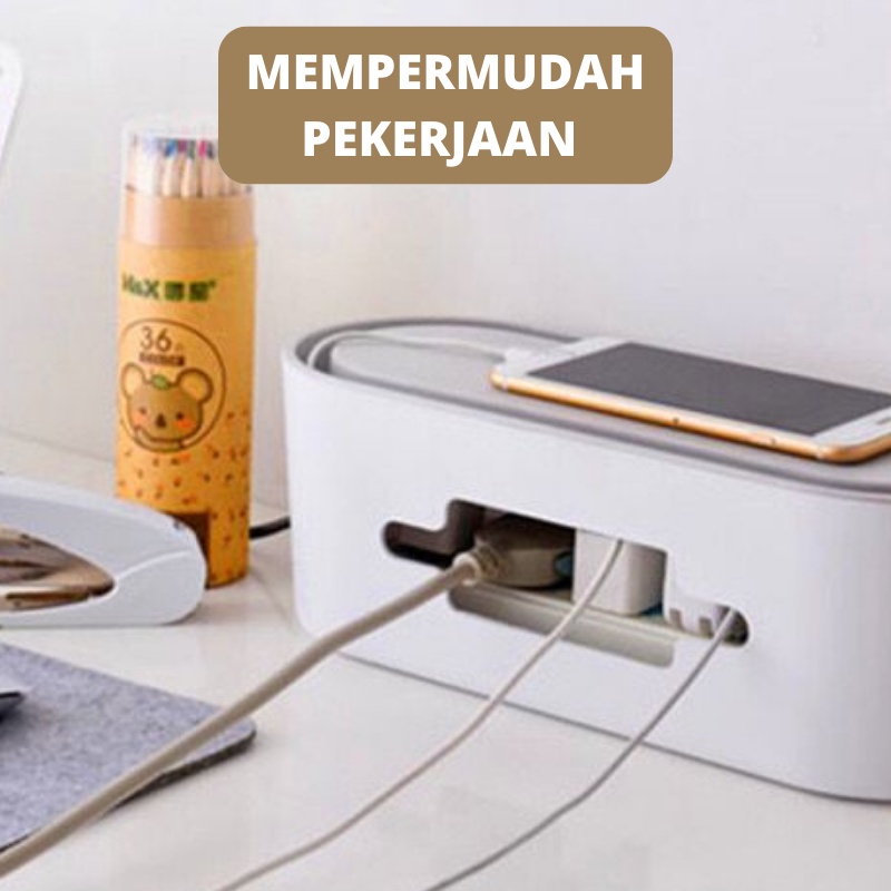 Jual Dejavu Kotak Organizer Kabel Storage Box Pengaman Stop Kontak ...
