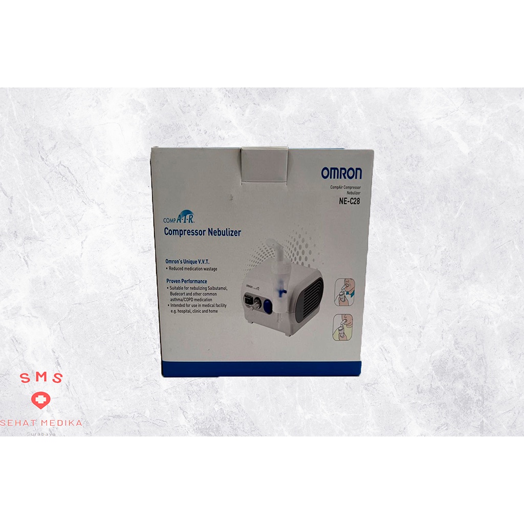 Jual Omron NE-C28 Compressor Nebulizer / Alat Uap Terapi Pernafasan ...