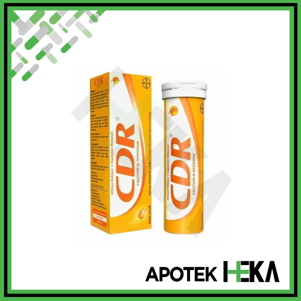 Jual CDR Calcium D Redoxon Effervescent Tablet - Rasa Jeruk Mandarin ...