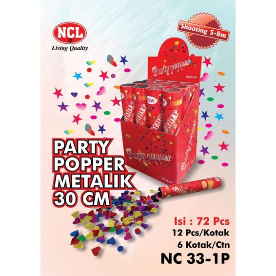 Jual NCL Party Popper/ Confetti / Confetti ukuran 30.cm (LUAR JAWA ...