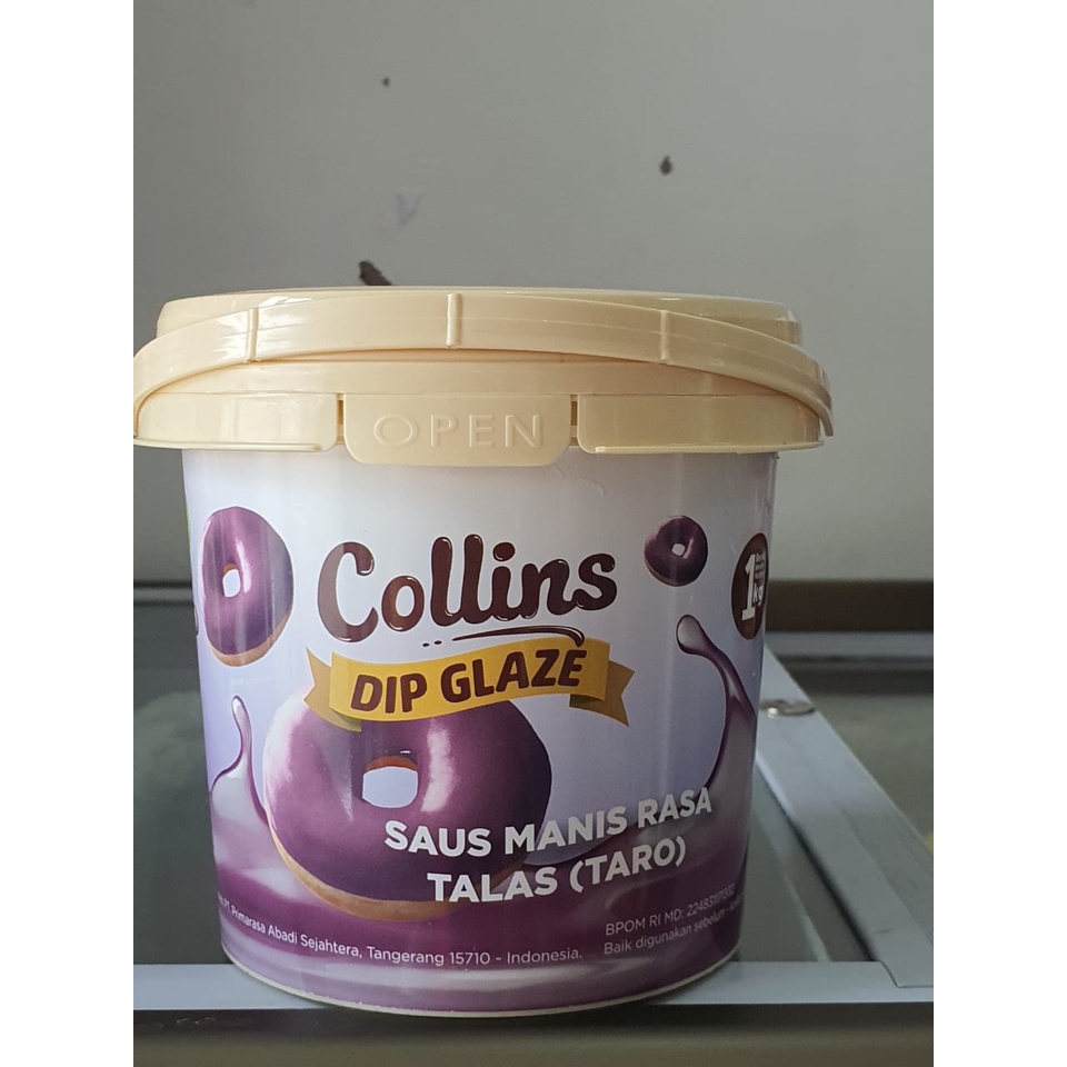 Jual Collins Dip Glaze Taro / Toping Donat Rasa Taro 1 Kg | Shopee ...