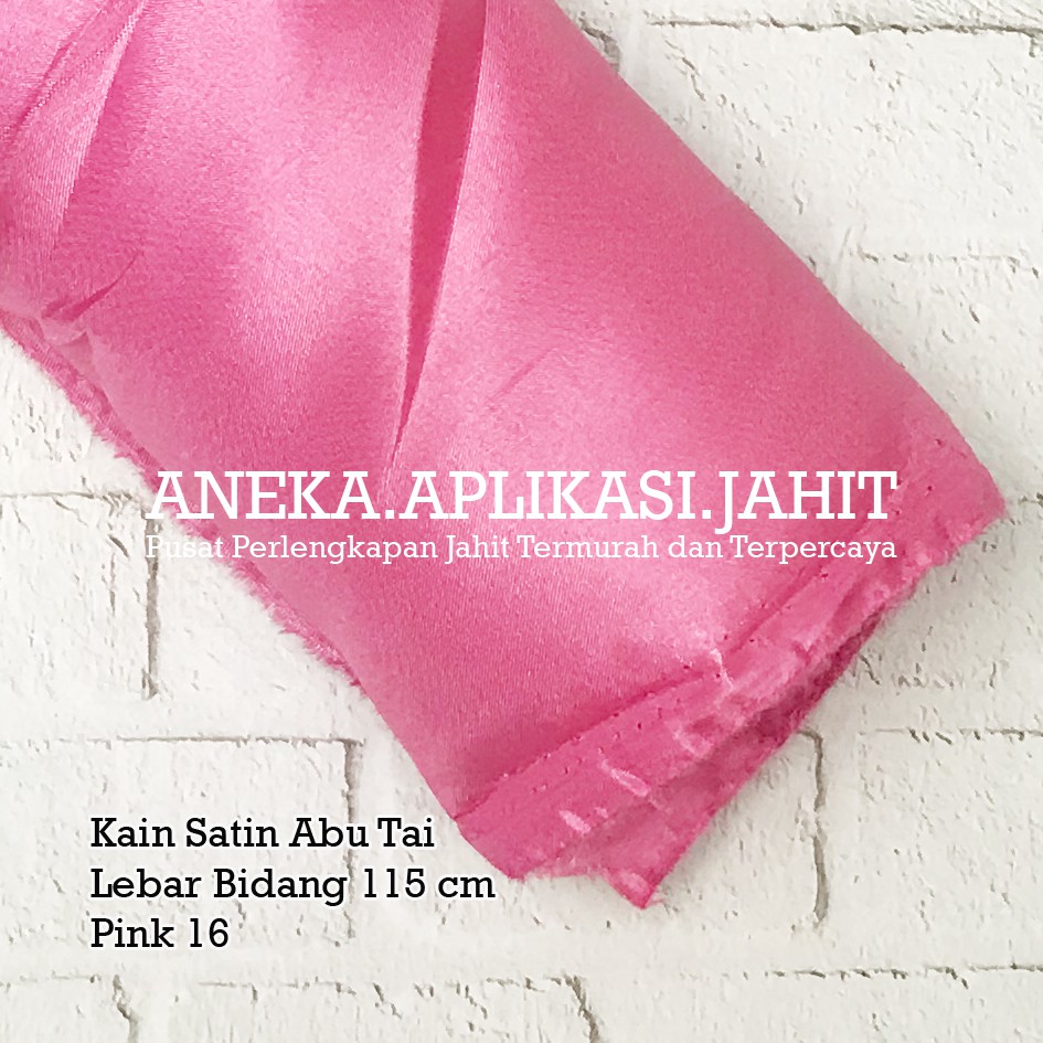 Jual [1/3] 1 METER KAIN SATIN ABUTAI / KAIN FURING TAS DOMPET / KAIN ...