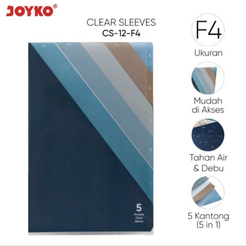 Jual Clear Sleeves Map L Bening Transparan Joyko CS-12-F4 | Shopee ...