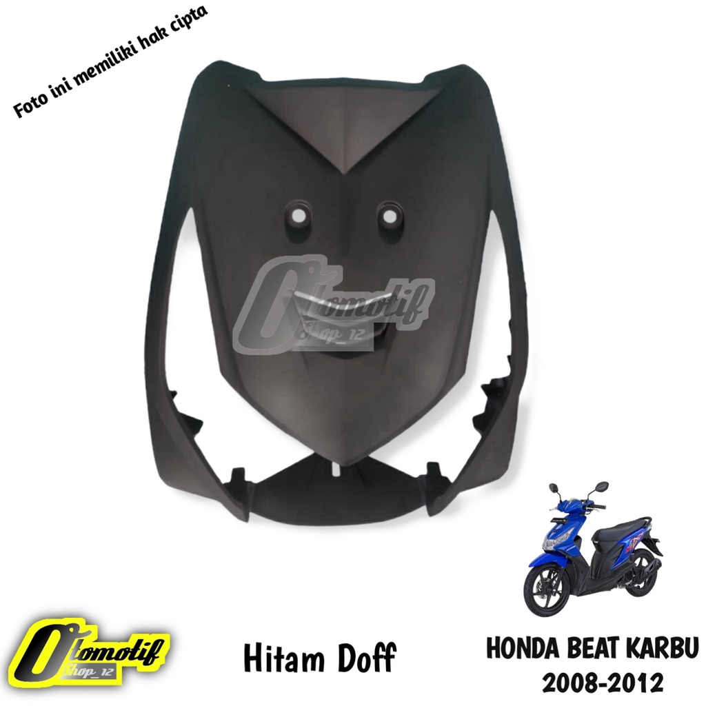 Jual Panel Tameng body depan Honda beat karbu beat lama old kvy hitam ...