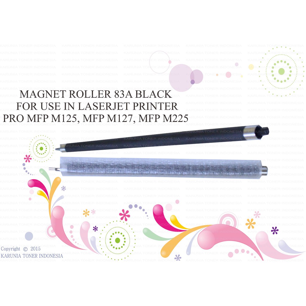 Jual Magnet Roller Lengkap 83A CF283A Black Printer Laserjet Pro MFP ...