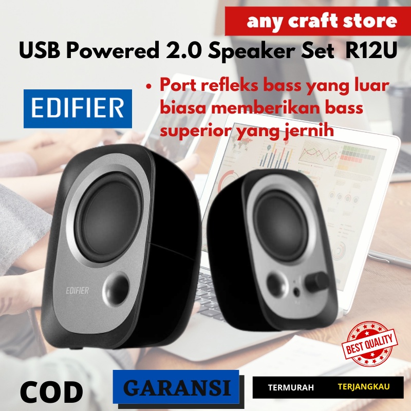 Jual Speaker Komputer Multimedia Stereo Edifier R10U | Shopee Indonesia