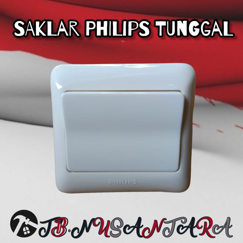 Jual Saklar Philips esensial tunggal switch kualitas bagus kilat ...