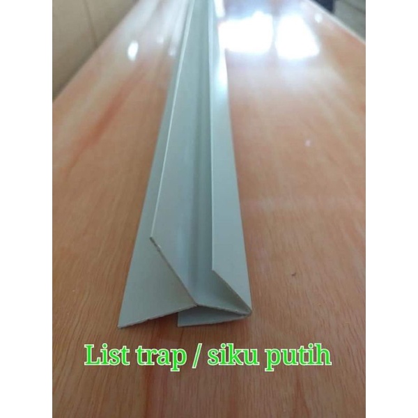 Jual Lis siku pvc Lis siku plafon PVC Lis drop siku PVC coklat putih ...