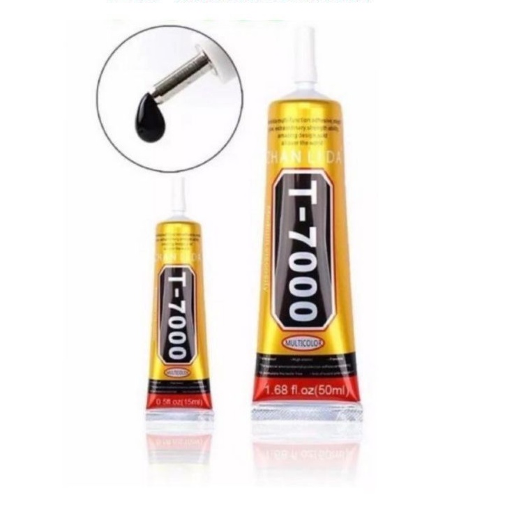 Jual LEM LCD TOUCHSCREEN T7000 50 ML (BLACK / BENING / HITAM / PUTIH) B7000 | Shopee Indonesia