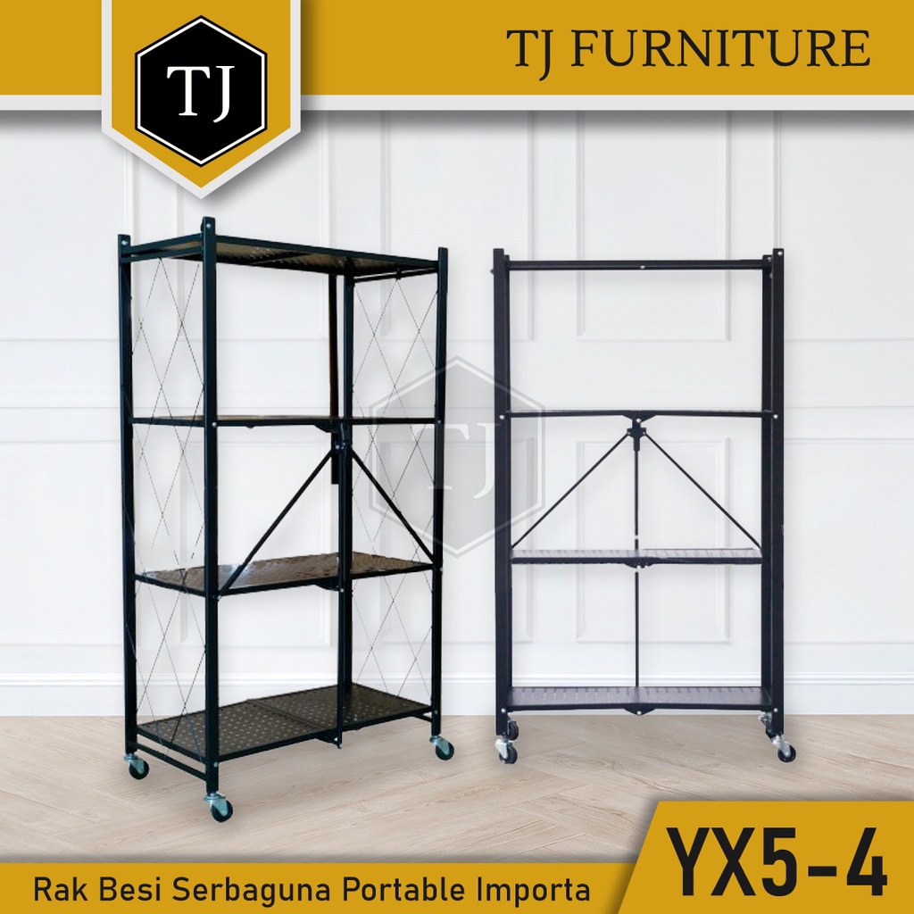 Jual Importa Rak Lipat Portable Besi / Rak Buku / Rak Display / Rak ...