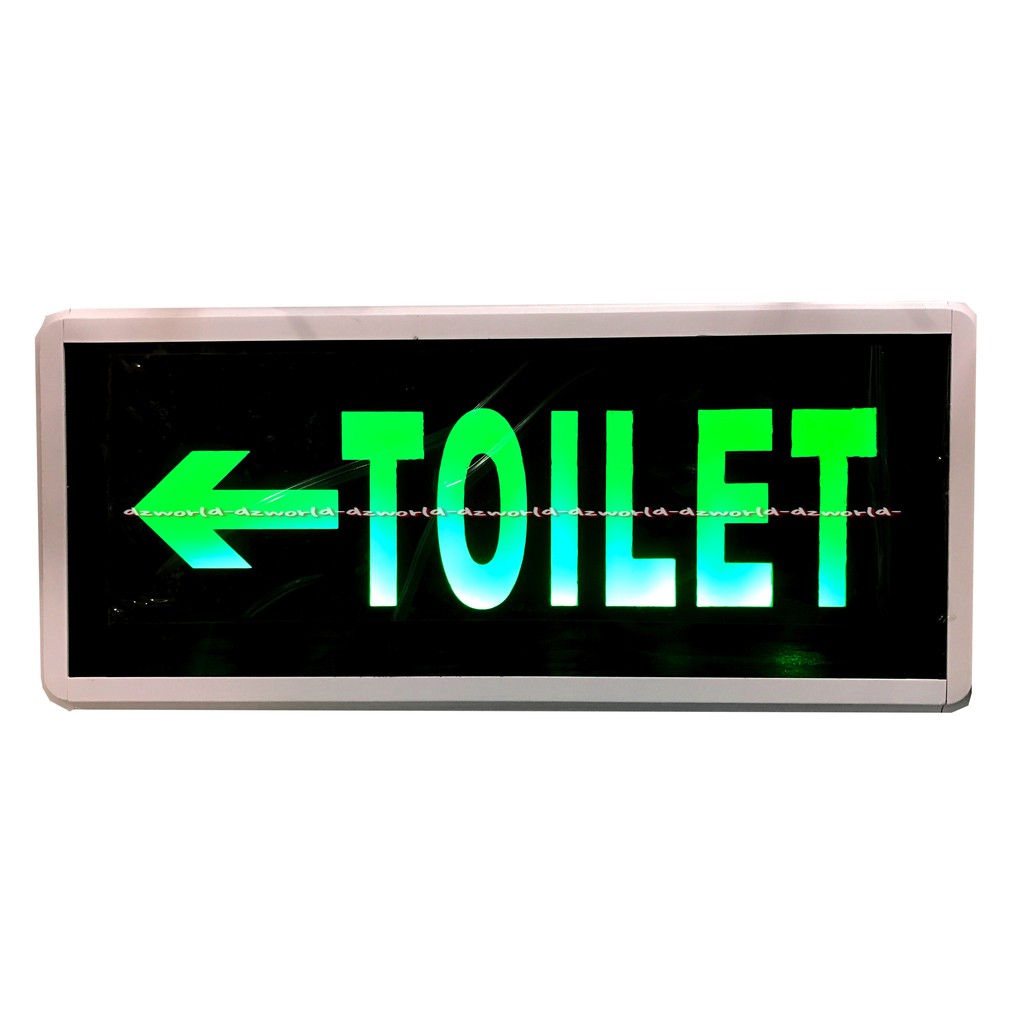 Jual Krisbow Sign Board Green Led Toilet Papan Penunjuk Arah Toilet 2 ...