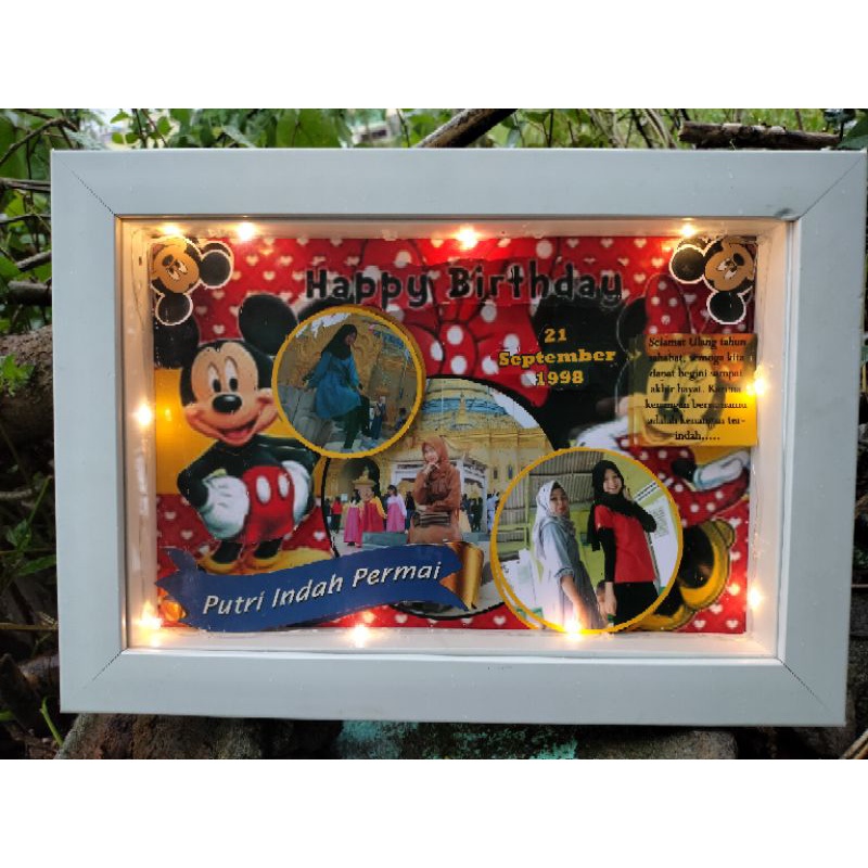 Jual HADIAH ULANG TAHUN | 3D | BINGKAI | BISA PILIH DIESIGN. | Shopee ...