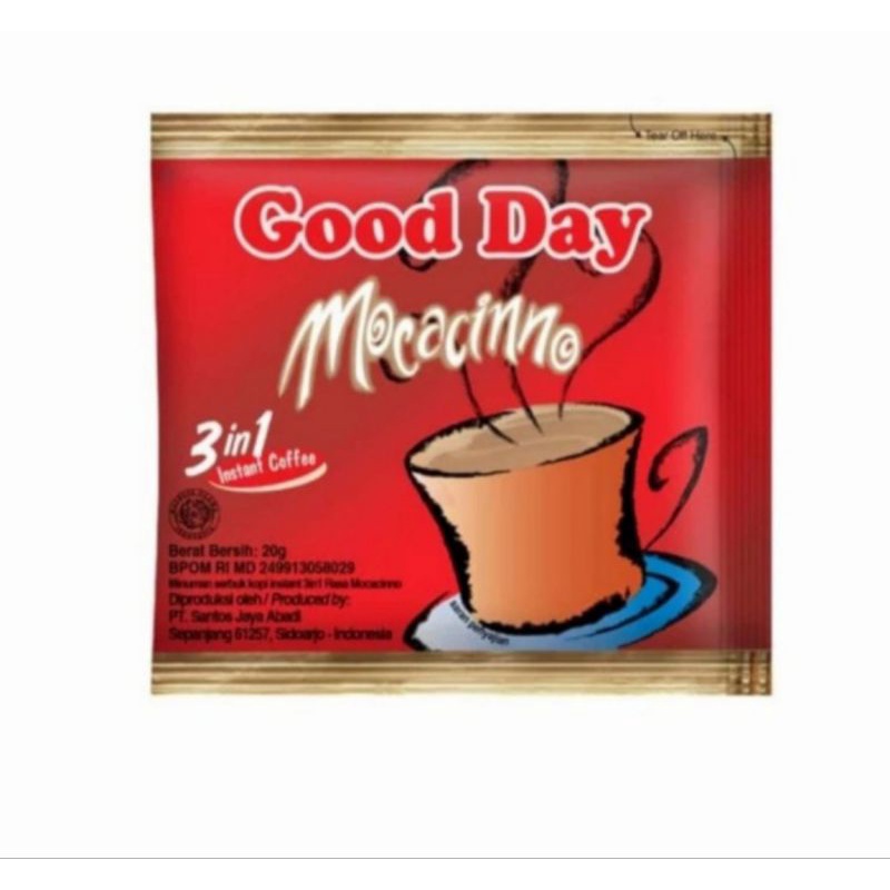 Jual Good Day Goodday Mocacinno Chococino coolin caribbean nut sachet ...