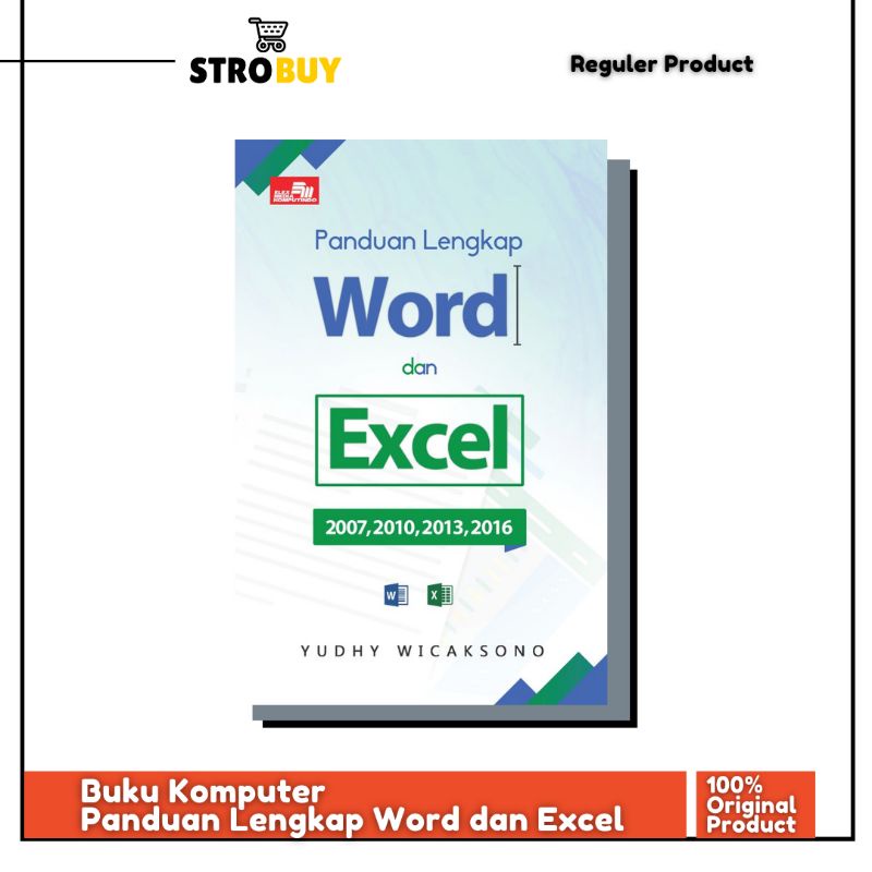 Jual Buku Panduan Lengkap Word dan Excel 2007, 2010, 2013, & 2016 | Shopee Indonesia