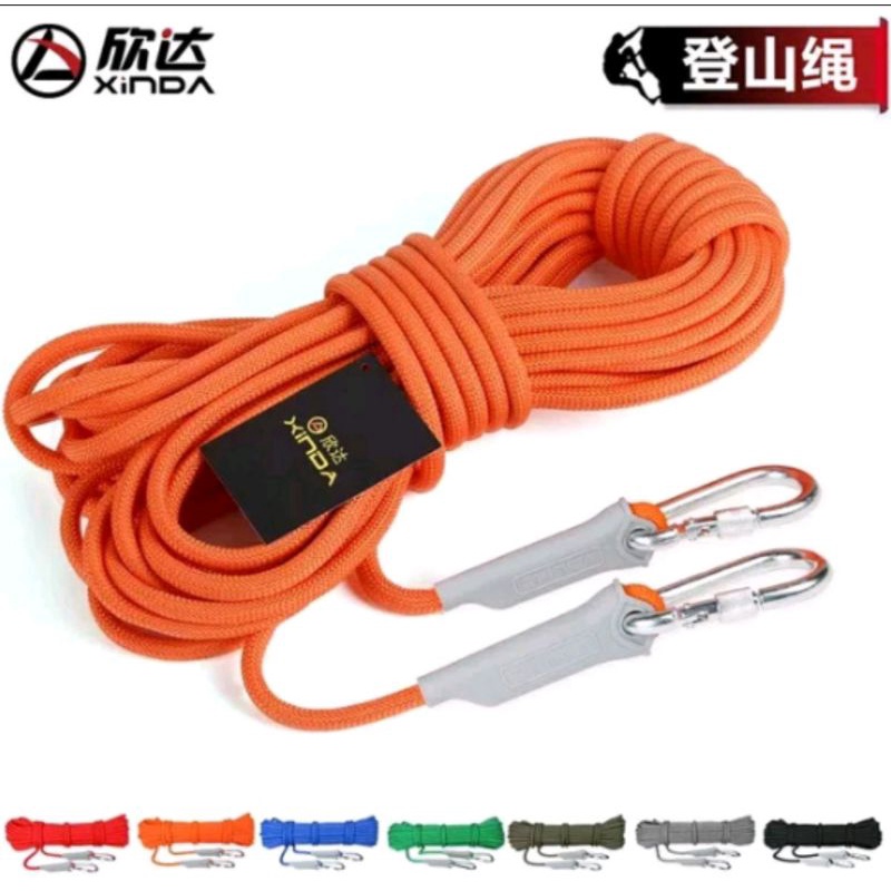 Jual Tali panjat karmantel climbing outbound / rope safety xinda 9,5 X ...