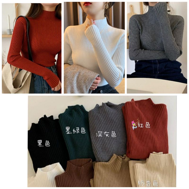 Jual novia rajut | baju rajut premium | baju rajut slim | atasan wanita ...