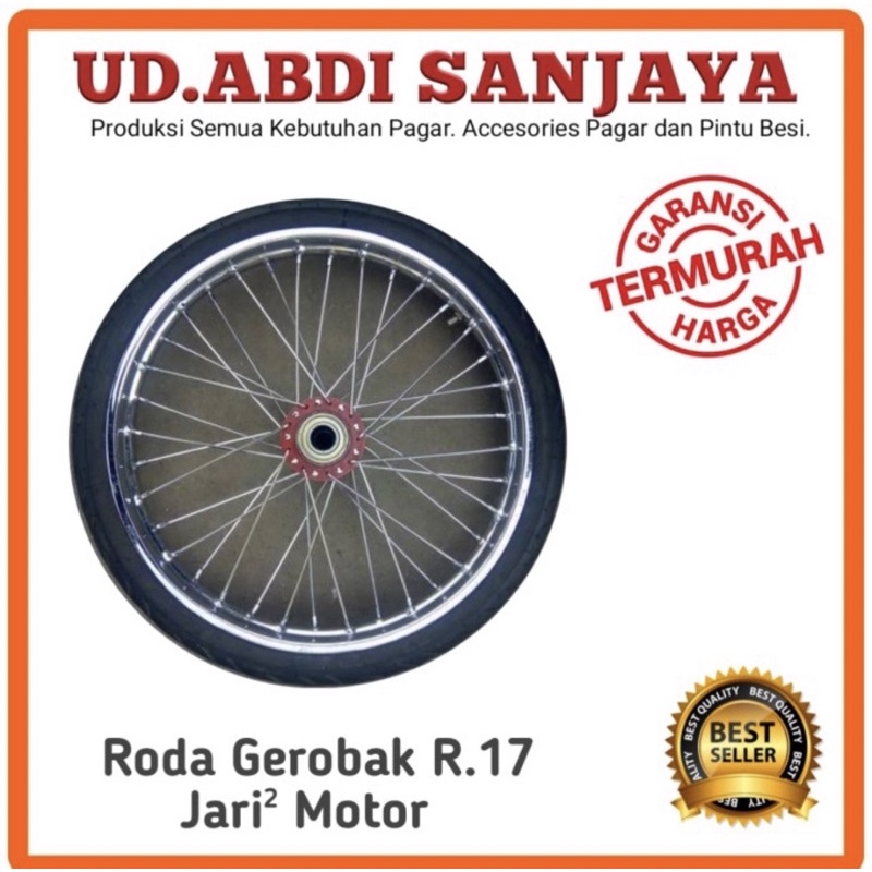 Jual Roda gerobak ruji motor R17 plus As roda | Shopee Indonesia