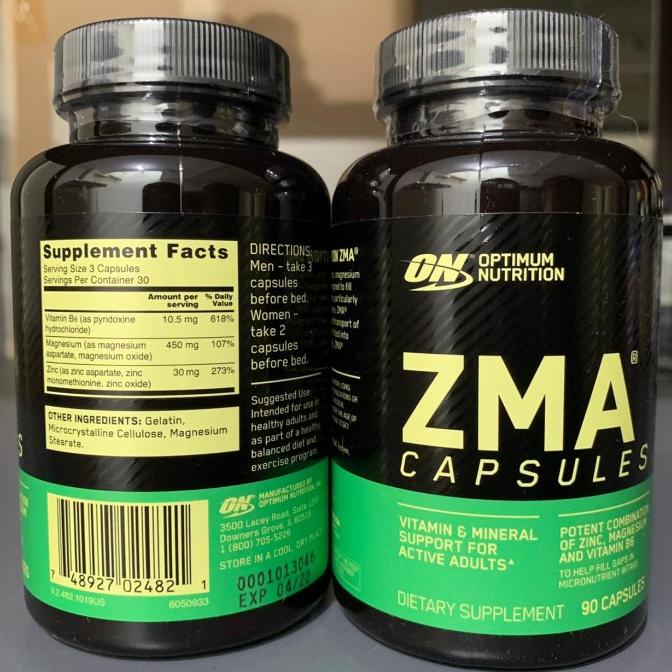 Jual Zma On 90 Capsul Caps On Zma 90 Tabs Optimum Nutrition Growth ...