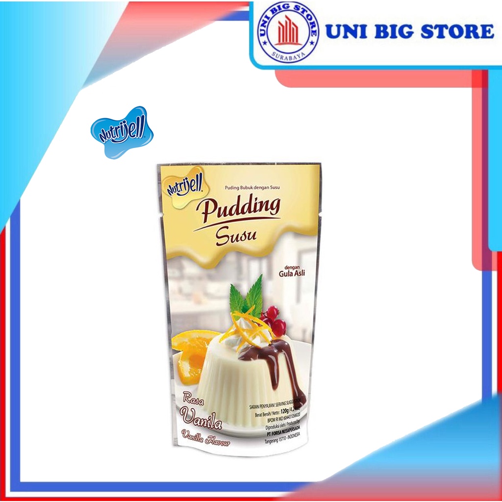 Jual Nutrijell Pudding Puding Susu Vanilla Vanila 120 gr | Shopee Indonesia