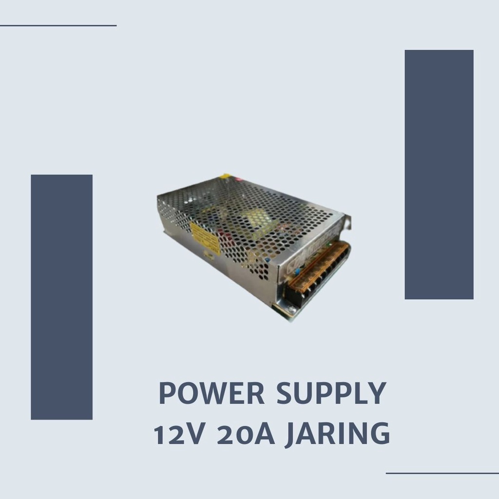 Jual Power Supply 12V 20A Jaring | Shopee Indonesia