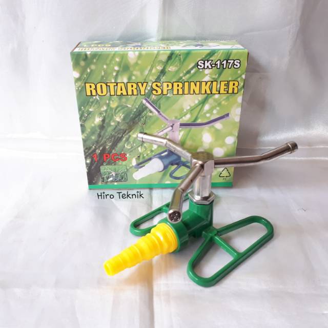 Jual SPRINGKLER PERALATAN KEBUN ROTARY BODY BESI / AIR MANCUR KEBUN ...